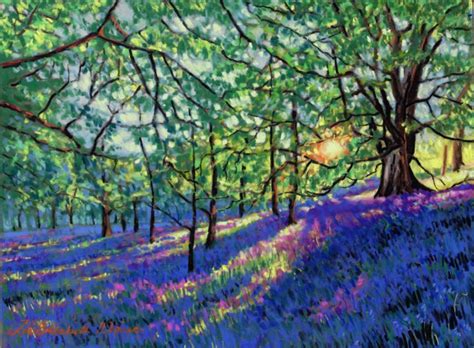 Bluebells Painting By Zoe Norman Artmajeur
