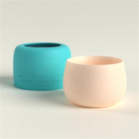 10 Oz Cup Candle Vessel Silicone Mold Ceramic Small — For Concrete