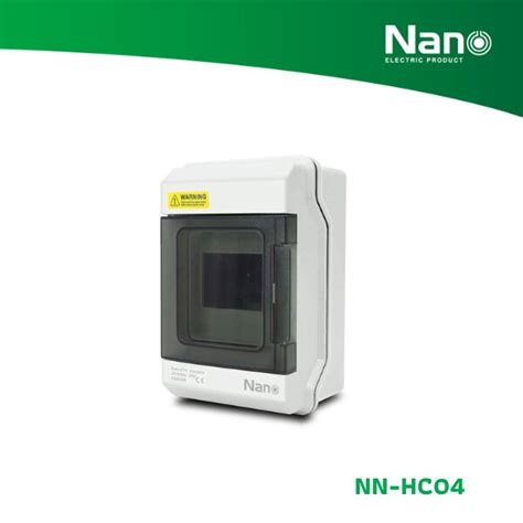 Nano ตู้คอนซูมเมอร์ยูนิตกันน้ำ Ip65 ขนาด 4 ช่อง Pc ตู้เปล่า 1 ชิ้น