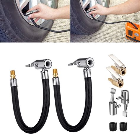 AutoRocking 1 4 Inch Locking Air Tire Chuck Kit Closed Flow Straight