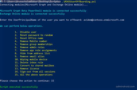 Automate Microsoft 365 User Offboarding With Powershell Admindroid Blog