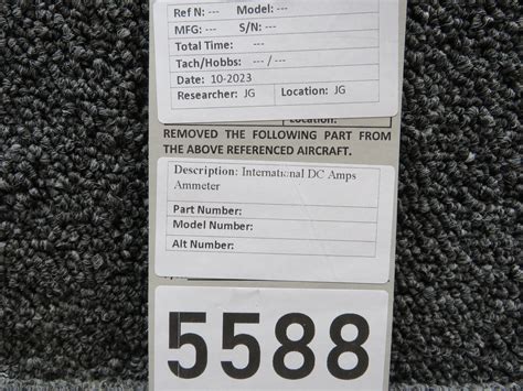 International 0 10 Amp Dc Ammeter Indicator Assembly
