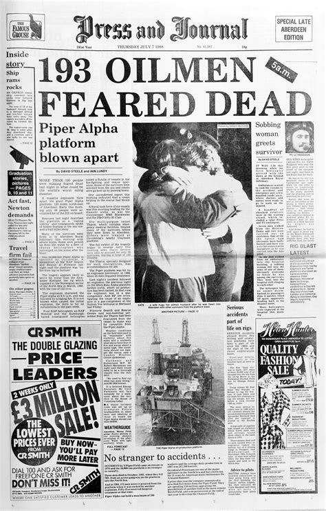 Piper Alpha How The Tragedy Unfolded On The Day News For The Energy