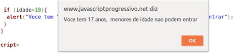 If Teste Condicional Em Javascript Javascript Progressivo