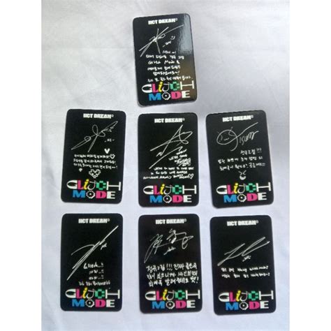 Jual Photocard Nct Dream Unofficial Glitch Mode Pc Nct Dream Unofficial