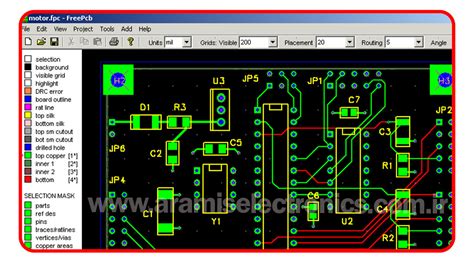 معرفی جامع نرم‌افزار طراحی برد مدار چاپی Pcb آرامیس الکترونیک