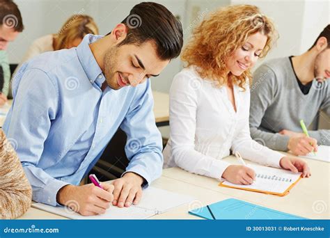 Man And Woman In Assessment Center Stock Image Image Of Assessment Application 30013031