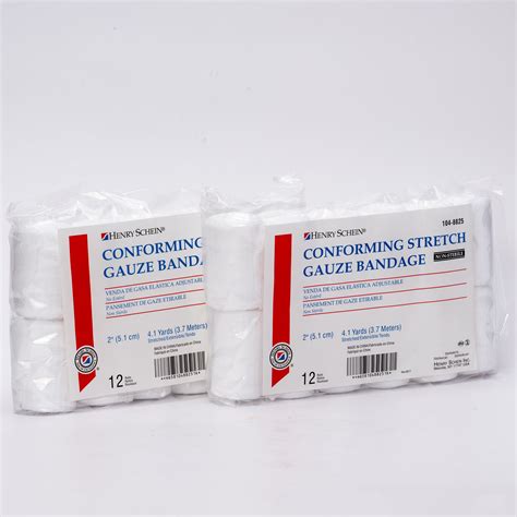 Henry Schein Conforming Stretch Gauze Bandage 3 X 41 Yards Pack Of