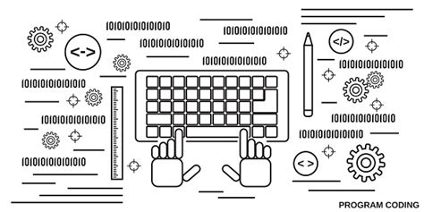 Program Coding Application Development Algorithm Optimization Stock Illustration Download