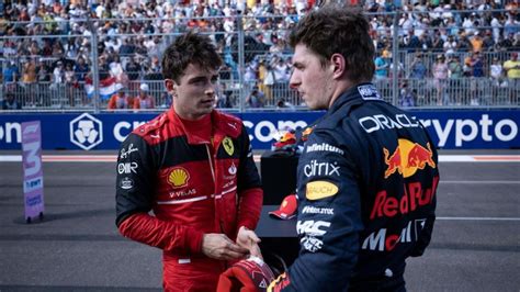 Red Bull Driver Max Verstappen On Rivalry With Ferraris Charles