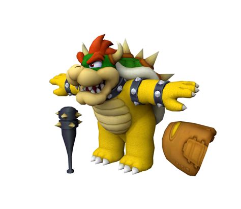 Wii Mario Super Sluggers Bowser The Models Resource