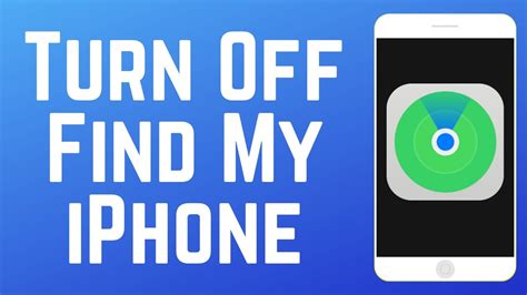 How To Turn Off Find My Iphone 2024 Youtube