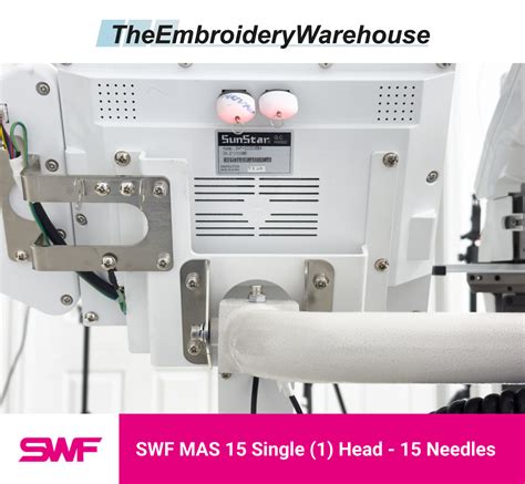 Swf Mas 15 Single 1 Head 15 Needles Commercial Embroidery Machine