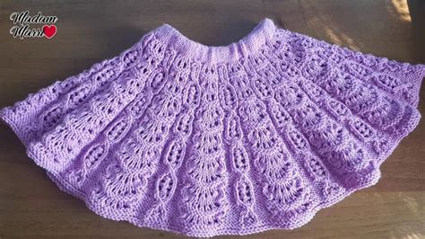 Юбочка для девочки Узор 187 Круговое вязание Экспресс МК Юбка крючком схема Вязание крючком