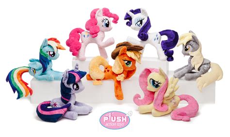 14 5 Inch Mane 6 Derpy Poseable Plush Ponies Mlp By Plushactiontoys