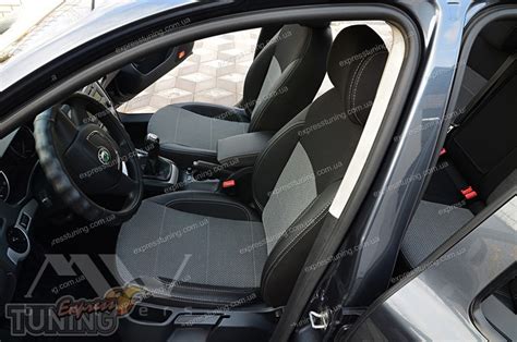 Чехлы Шкода Октавия А5 рестайл (авточехлы на сиденья Skoda Octavia A5 ...