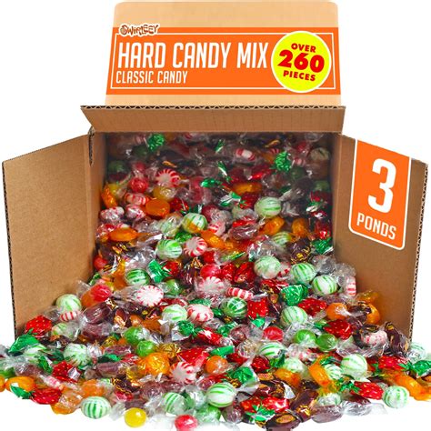 Hard Candy Assortment 3 Pounds Big Bulk Office Hard Candies Mix Old Fashion