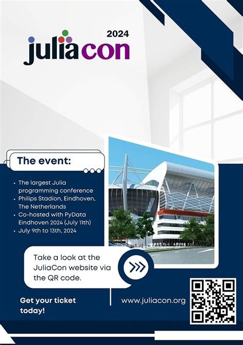 Flyers For Juliacon 2024 And Pydata Eindhoven 2024 2024 Julia