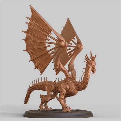 Clockwork Dragon 3d Print Model By Mai Son