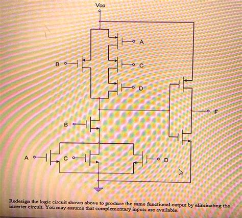 Vod A Bo Redesign The Logic Circuit Shown Above To Produce The Same