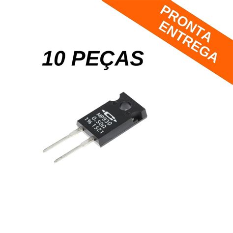 Kit 10 Peças Resistor 0 10r Smd 30w 1 Resistor Achei Componentes Eletrônicos Loja Virtual