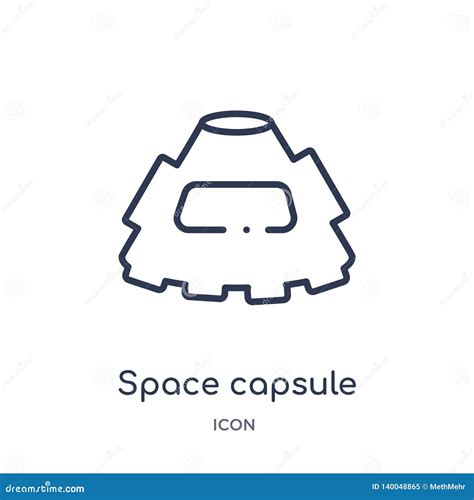 Linear Space Collision Icon From Astronomy Outline Collection Thin Line Space Collision Vector