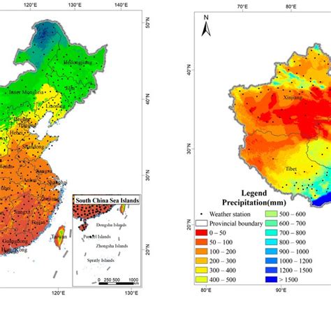 Spatial Distribution Of Climax Background Npp In Chinas Forest