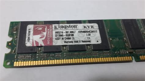 memoria kingston kvr400x64c3a512 ddr400 512mb mercadolibre