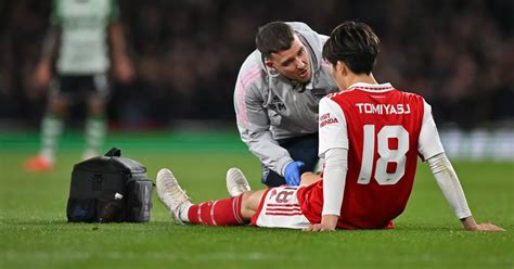 Arsenal Hit By Takehiro Tomiyasu Injury Dilemma During Clash Vs