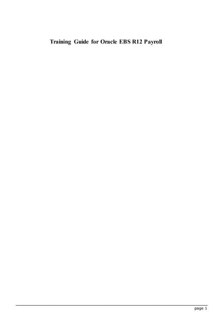 Oracle Hrms Payroll Table Overview Ppt