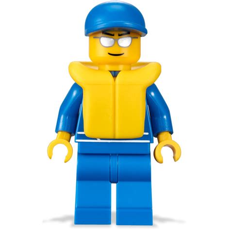 LEGO Man with Lifejacket and Glasses Minifigure | Brick Owl - LEGO ...