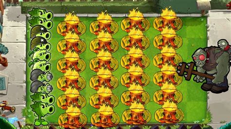 Gatling Pea Vs Gloom Shroom Vs Winter Melon Vs Dr Zomboss Vs Giga