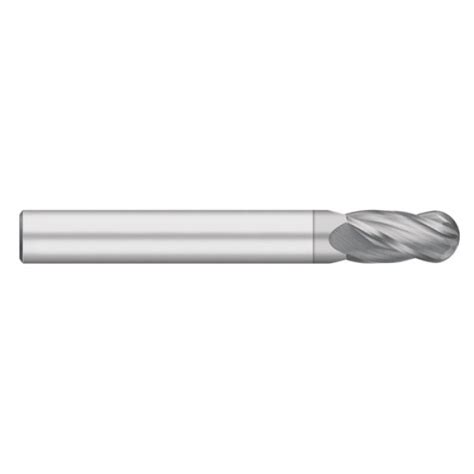 4 Flute Single End Ball Nose Long TICN Coated Detroit Industrial Tool