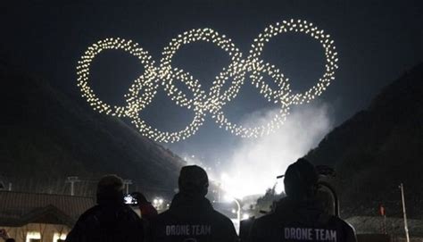 Los drones de los Juegos Olímpicos de Invierno no volaron en la ceremonia