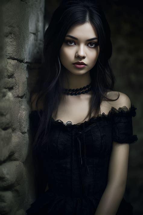 Girl In A Gothic Dress By Ai Mademasterpieces On Deviantart
