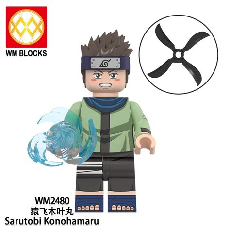 積不可失現貨 WM6153 WM6154 火影忍者 系列 日向寧次 鬼燈幻月 漩渦九品 積木人偶 兼容樂高 蝦皮購物