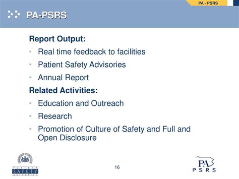 Ppt Pennsylvania Patient Safety Reporting System Powerpoint Presentation Id 574355