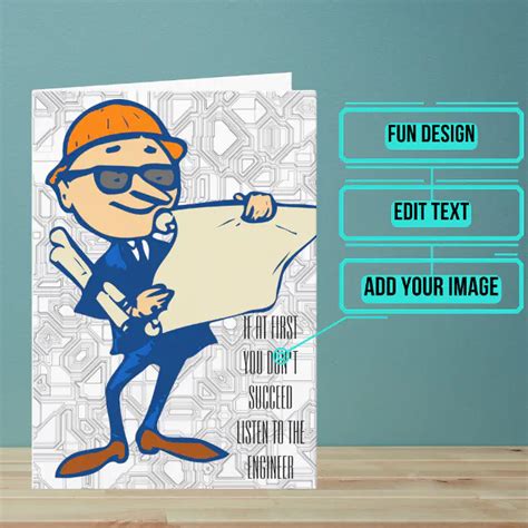 Male Engineer Birthday Card Zazzle