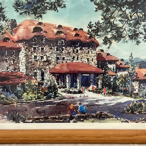 Ann Vasilik Four Framed Prints Moonlight Over Asheville And More O Rg