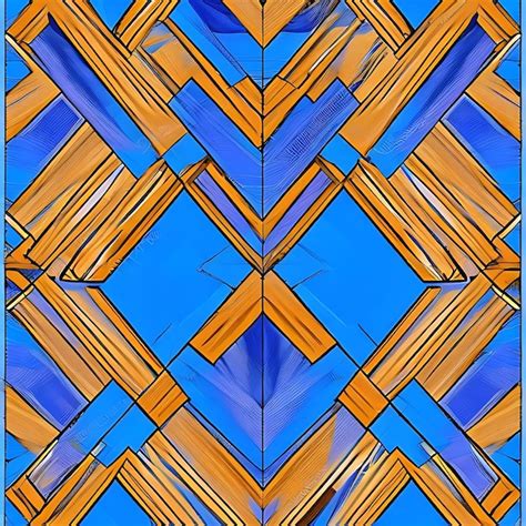 Abstract Geometric Pattern With Dynamic Shapes In Black And White Tones Premium Ai Generated