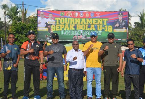 19 Tim Sepak Bola Ikut Turnamen Sepak Bola Danrem Cup U 18 Media