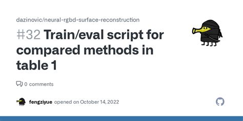 Train Eval Script For Compared Methods In Table 1 Issue 32