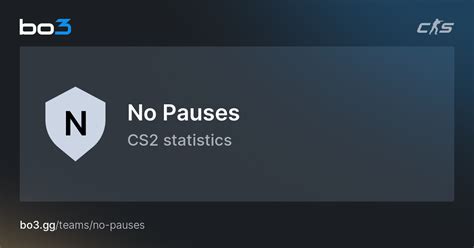 No Pauses CS2 Team Statistics Roster