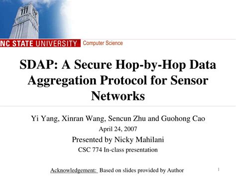 Ppt Sdap A Secure Hop By Hop Data Aggregation Protocol For Sensor Networks Powerpoint