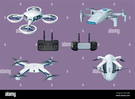 Delivery Drone 3d Aerial Copter With Camera Flying Vehicle Gadget With Propeller Quadcopter