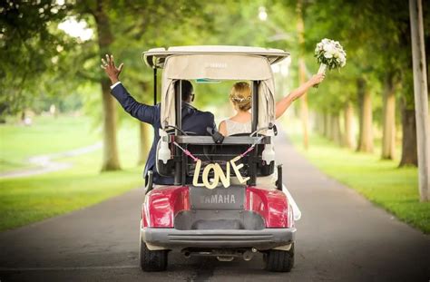Wedding Golf Cart 60 Photos