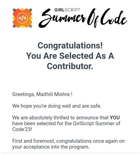 Maithili Mishra On Linkedin Gssoc23 Opensource 24 Comments