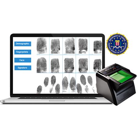 Live Scan Software For FBI Fingerprint Background Check