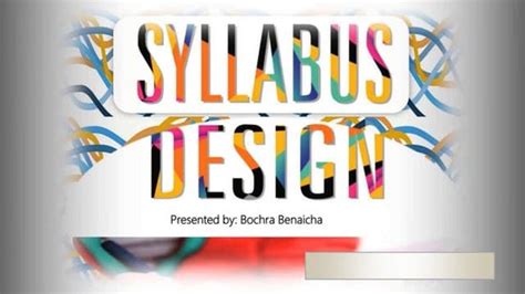 Types Of Syllabus Ppt