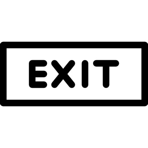 Exit Sign Icon At John Heidt Blog